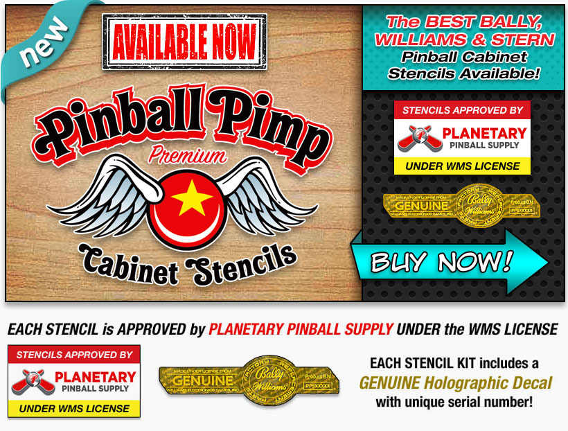 Pinball Cabinet Stencils Pinball Pimp's Stencil Secrets | Pavlov