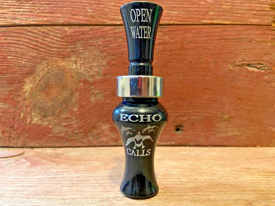 Echo Calls Open Water Acrylic Single Reed Duck Calls--Black | eBay