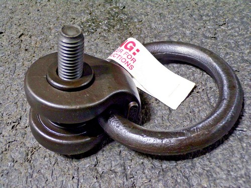 Jergens 2,500 Lbs., Alloy Side Pull Hoist Ring, 5/8-11, 3" Diameter ...