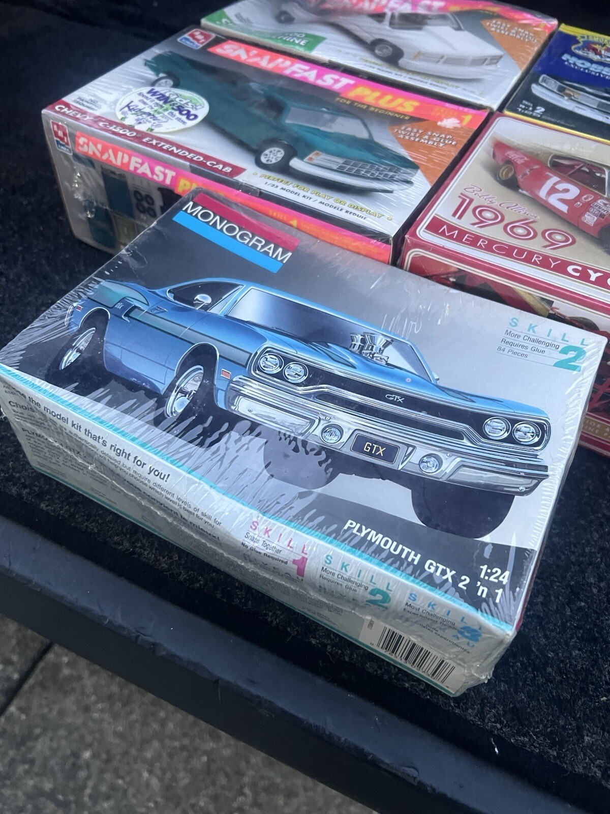 Lot Of 5 New Sealed Model car kits chrome junk yard parts MIXED LOT | eBay