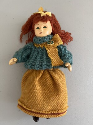 Vintage Si-Og Signed Irish Little People Doll Nuala Ireland handmade ...