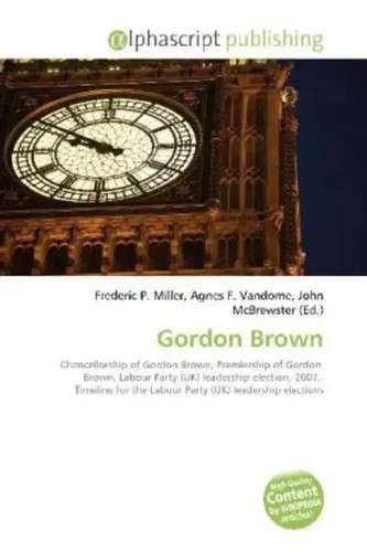 Frederic P. Miller (u. a.) | Gordon Brown | Taschenbuch | Englisch ...