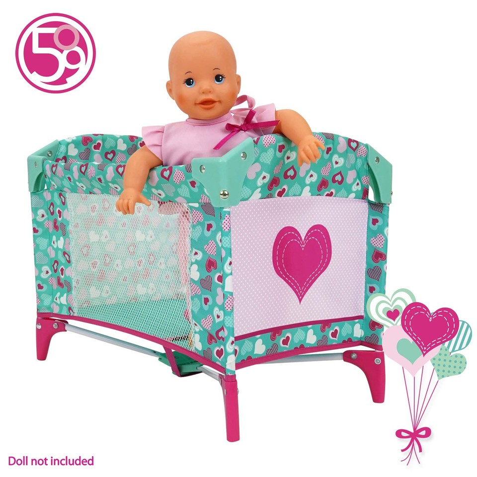 509 Crew: Mint Heart - Dream n' Fun Doll Play Yard, Toy Dolls Accessory ...