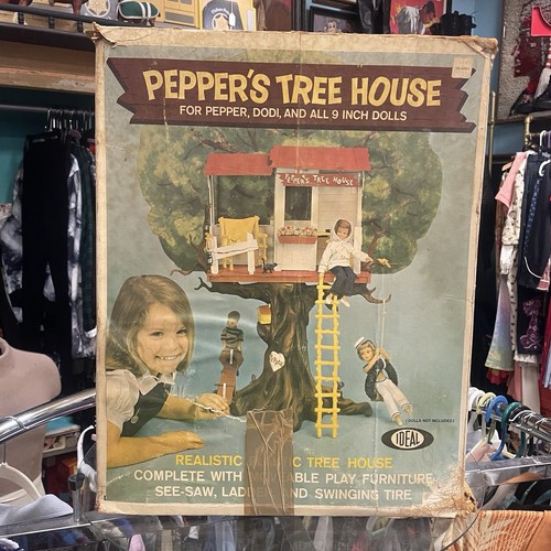 Ideal Pepper’s Tree House Tammy Family 1965 w/ Box Rare Vintage Skipper ...