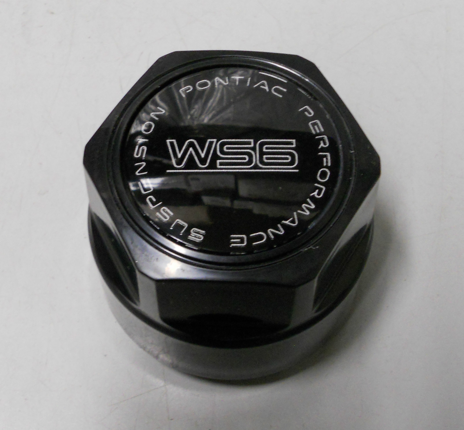 82-92 FORMULA TA GTA WS6 SILVER ON BLACK WHEEL CENTER CAP SINGLE ONE ...