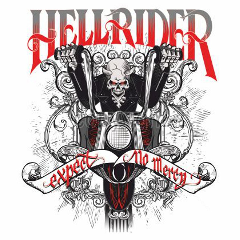 Felpa Bianco con Una Biker Chopper - Vecchio Motivi di Scuola Modello ...