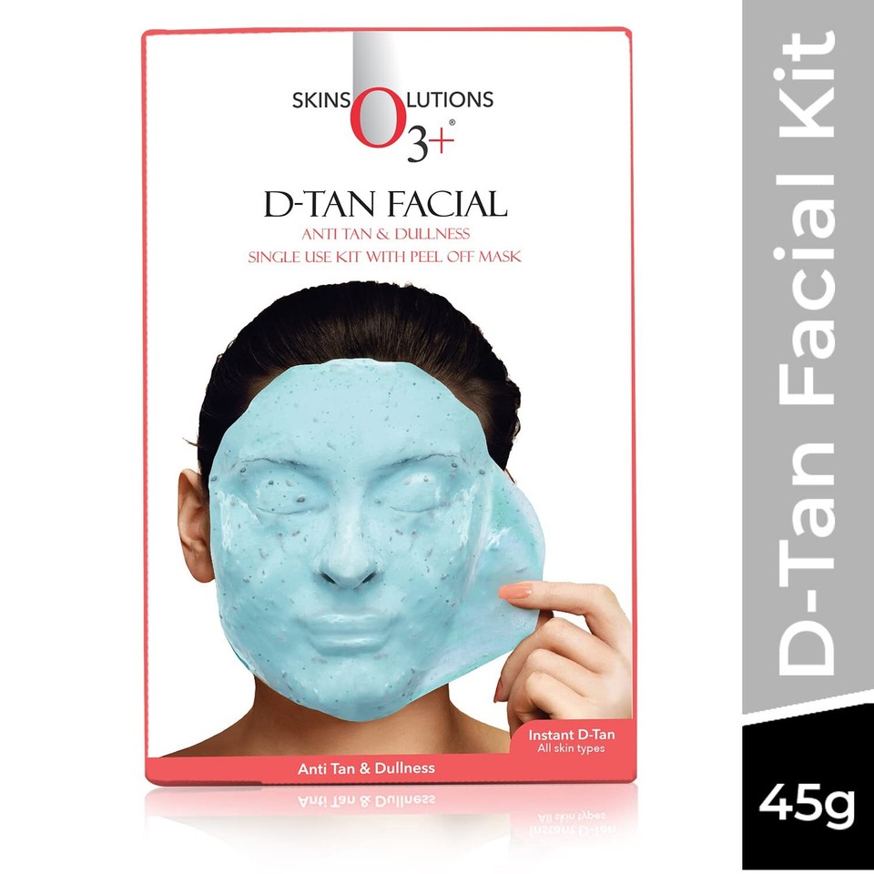 O3+ D-Tan Facial kit for tan removal & brightness for tanned & dull ...