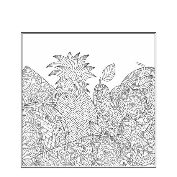 Beautiful Happy Advanced Colouring Book Single Assorted Adults Therapy ...