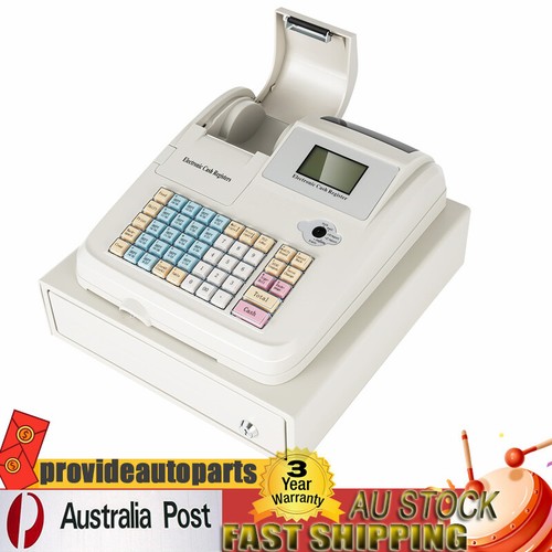 POS Cashier Electronic Cash Register with 48Keys 8Digital LED Display ...
