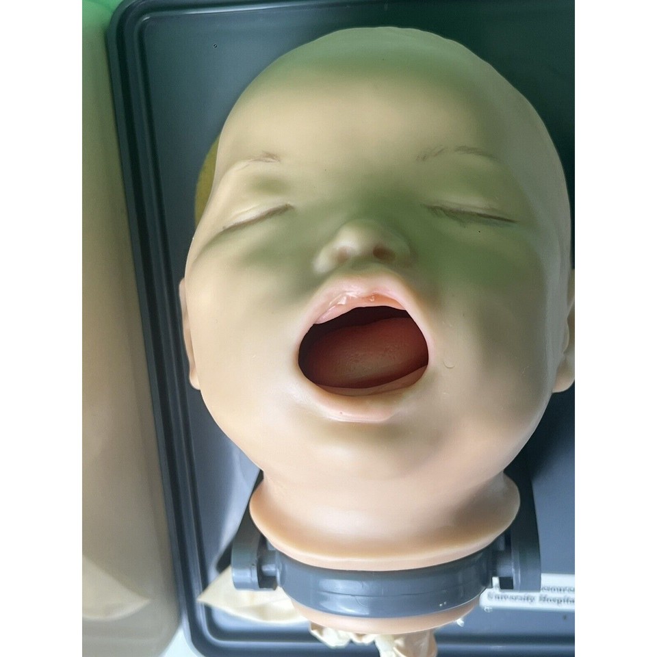 Rescusci Laerdal Neonatal Infant Intubation Trainer Model Manikin, With ...