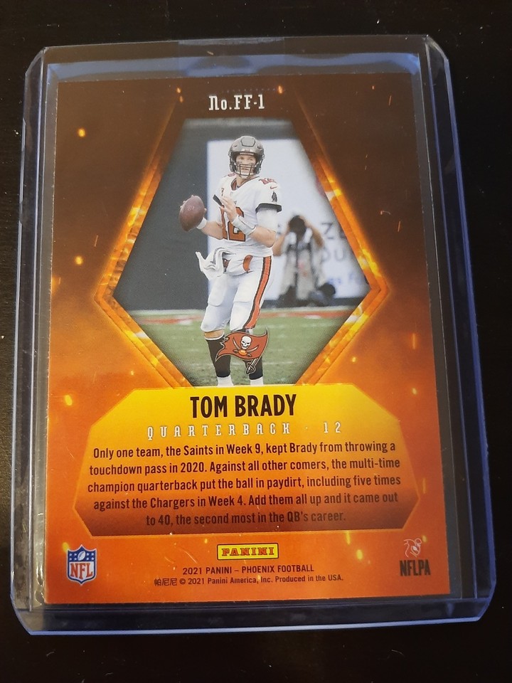 2021 Panini Phoenix #FF-1 Tom Brady Fire Forged | eBay