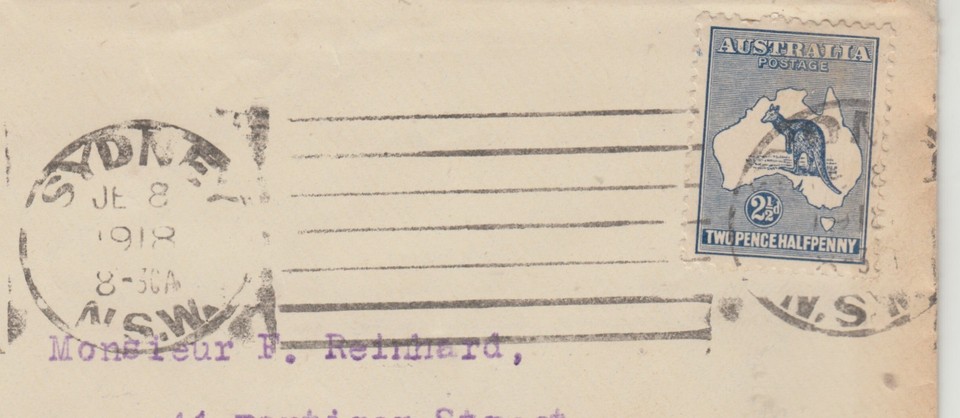 AUSTRALIA 1918/29 commercial covers SYDNEY-SWITZERLAND & PERTH-local ...