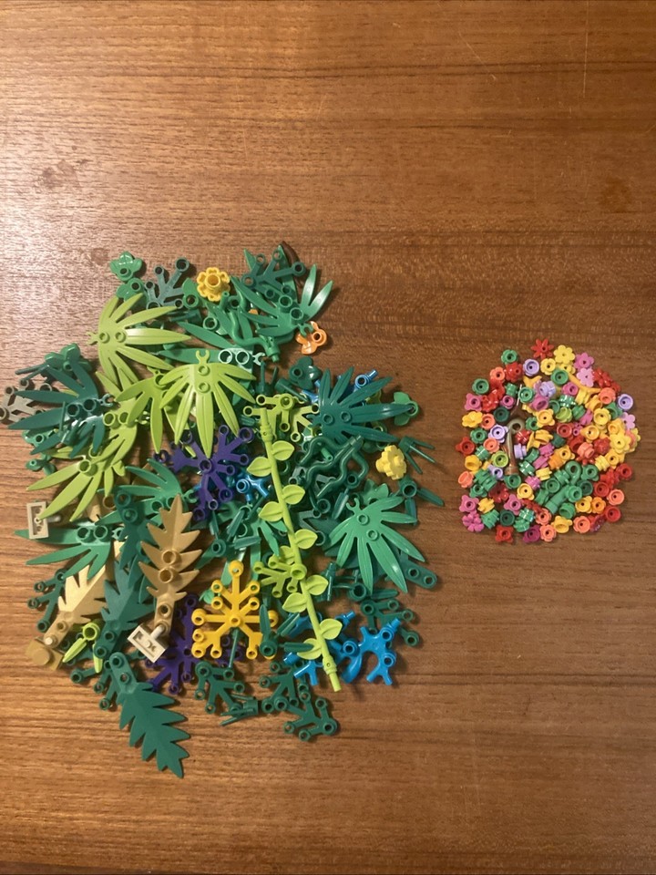 LEGO Plants Leaves Foliage Medium Bundle 150+ Large Pieces Random | eBay UK