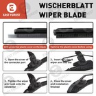 For 2006-2014 Volkswagen GTI Wiper Blade Set of 24"/20" OEM Quality ...