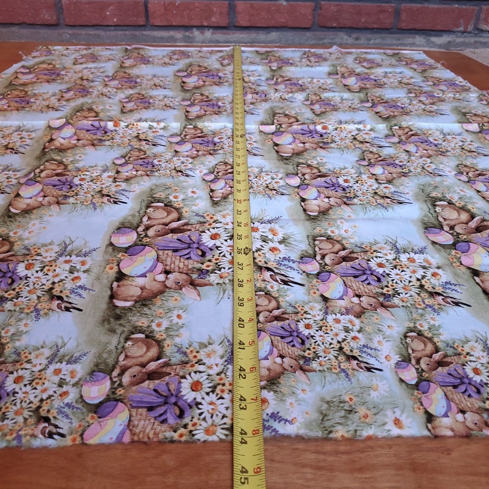 1 Yard Easter Basket Fabric By Susan Winget 36 x 44 inch CP56548 ...