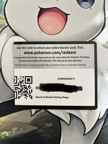Pokemon TCG Miscut Misprint Crimped Edge Code Card Unused Free Ship | eBay