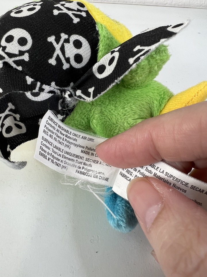 Disney Skully Parrot Plush Stuffed Animal Toy 6" Jake and the Never ...