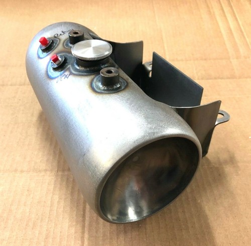 USA MADE Round Keg Style Custom Oil Tank W/Battery Tray For Harley ...