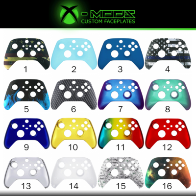 Xbox Series Controller Replacement Custom Faceplate Front Shell Case ...