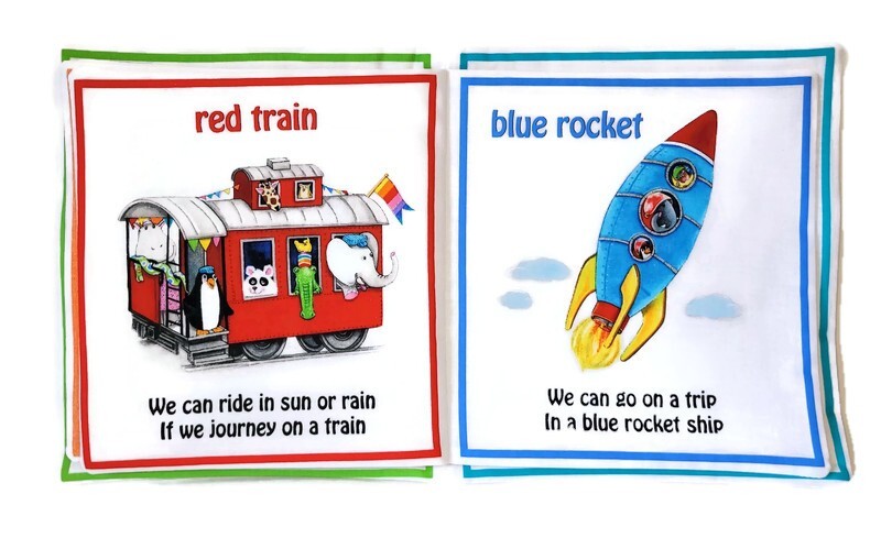 Let's Take a Ride! - Soft Cloth Books for Baby, Children, Boys, Girls ...