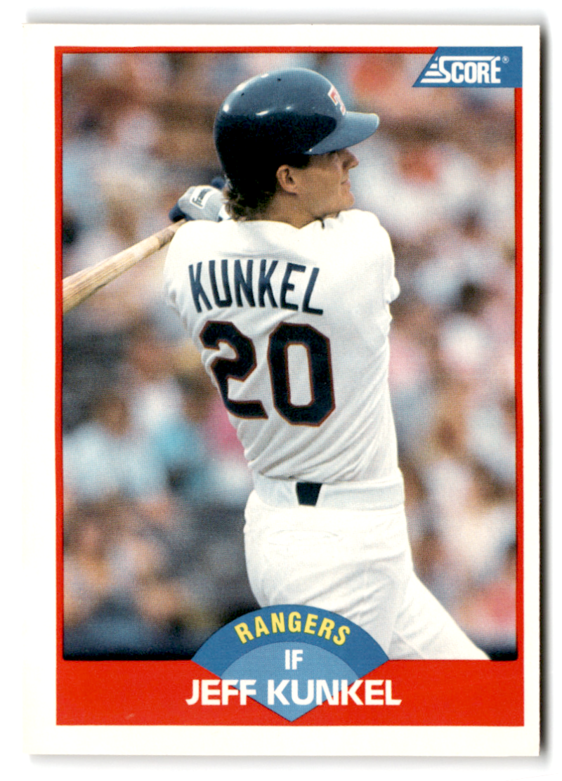 1989 Score #484 Jeff Kunkel EX/NM Rangers ID:66792 | eBay