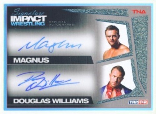 MAGNUS & DOUGLAS WILLIAMS "AUTOGRAPH CARD /99" TNA SIGNATURE IMPACT | eBay