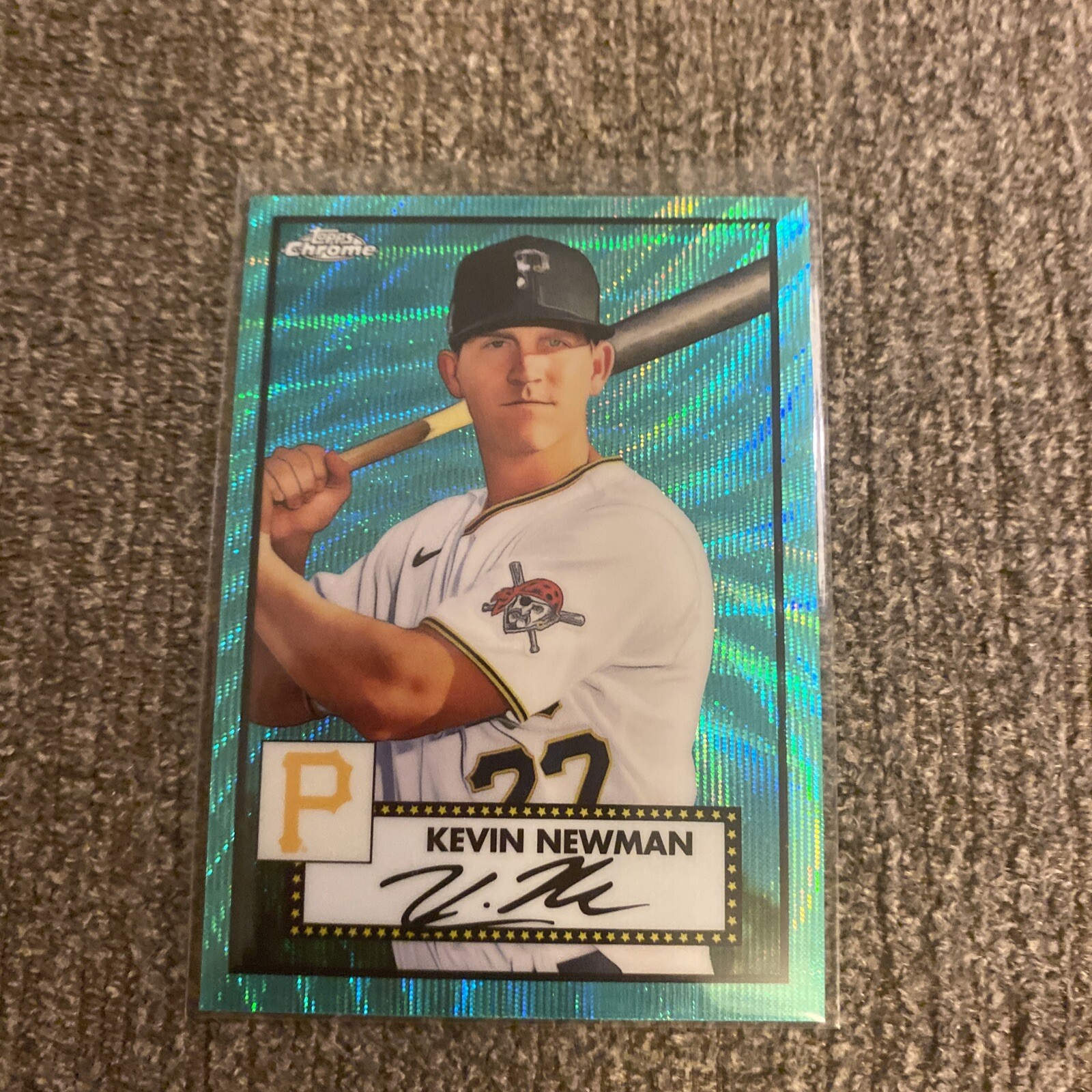 Kevin Newman #307 2021 Topps Chrome Platinum Aqua Wave Refractor SP | eBay