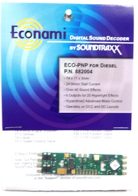 HO Scale SoundTraxx 882004 Econami ECO-PNP DCC Sound Decoder | eBay