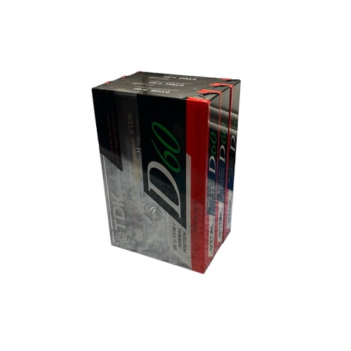 Lot of 3 TDK D60 Type I High Output 60-Minute Audio Cassette Tape | eBay