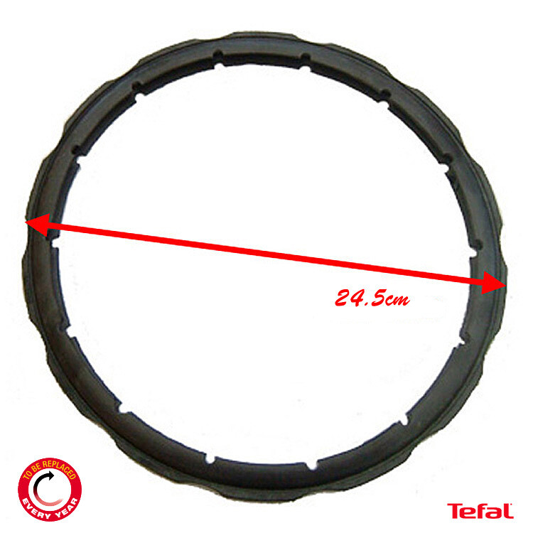 TEFAL PRESSURE COOKER GASKET 792350 CLIPSO 4.5L / 6L GENUINE PART IN ...