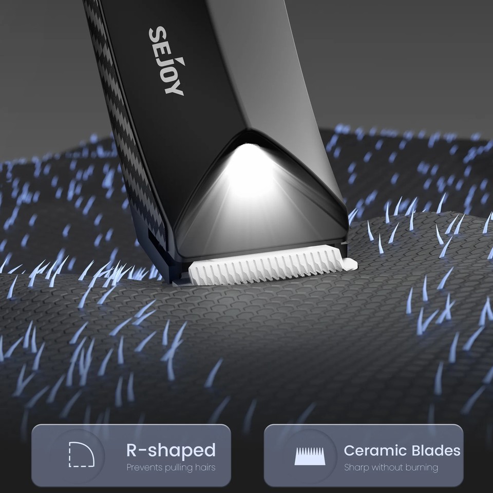 Electric Men Pubic Hair Trimmer Groin Body Hair Ball Shaver Clipper ...