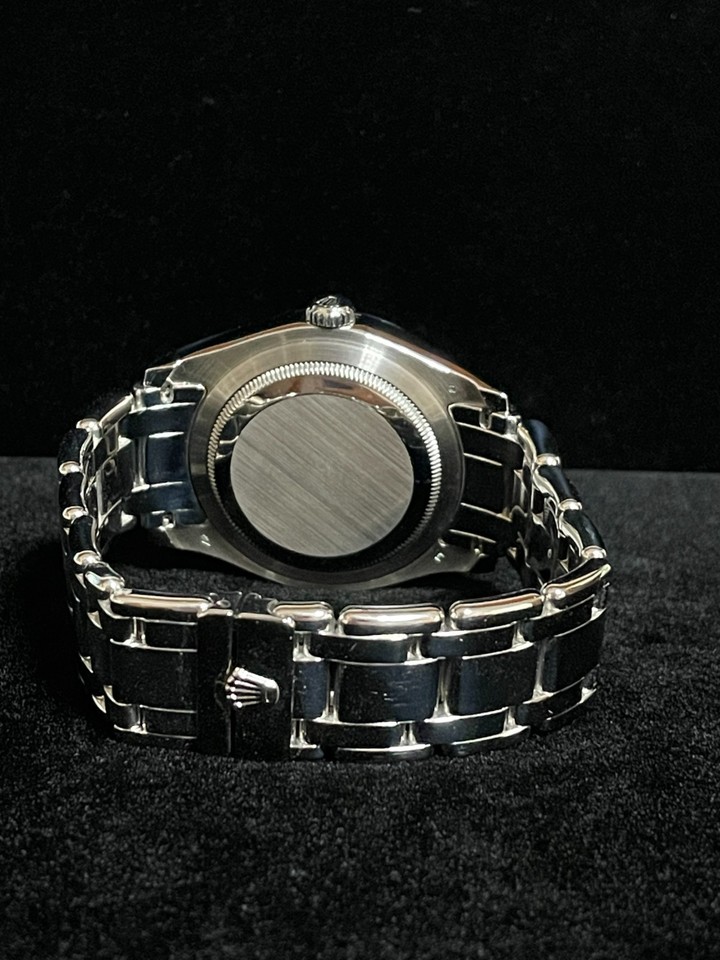 Rolex Day-Date 18946 Ice Blue Diamond Dial and Bezel Platinum ...