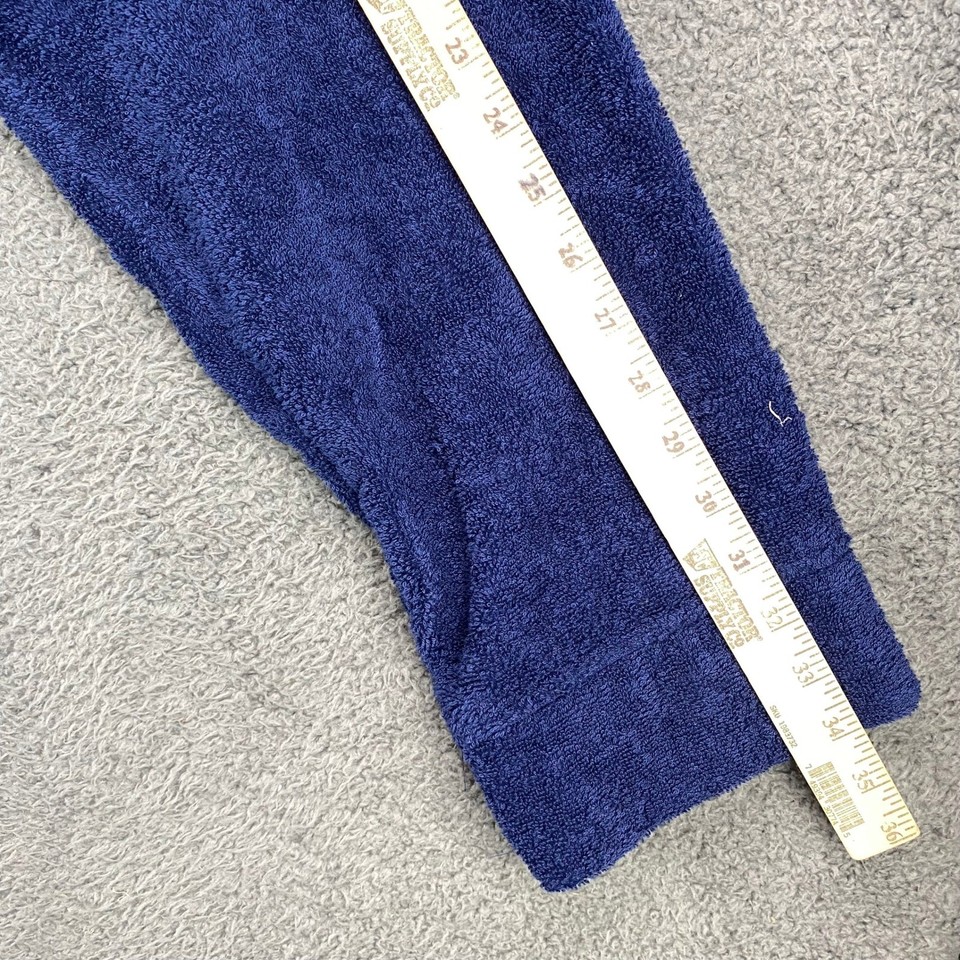 L.L.Bean Terry Cloth Bath Robe - Women's L-Reg - Blue Cotton Spa Robe ...