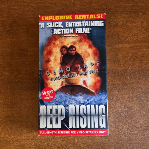 Deep Rising VHS 1998 Demo Tape Screener Treat Williams Famke Janssen | eBay