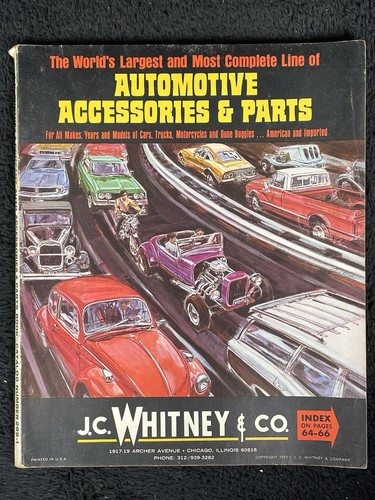 Vintage 1972 J. C. Whitney Automotive Parts & Accessories Catalog #299 ...