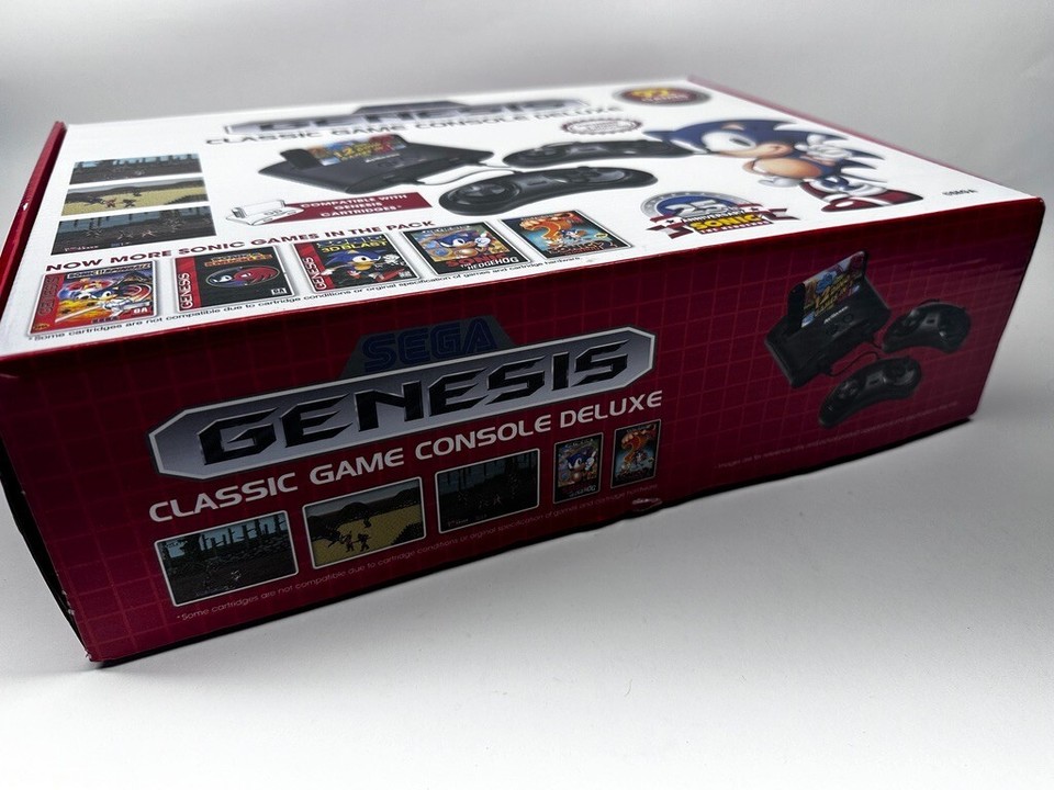 AtGames Sega Genesis Classic Mini Game Console Deluxe w/92 Games ...