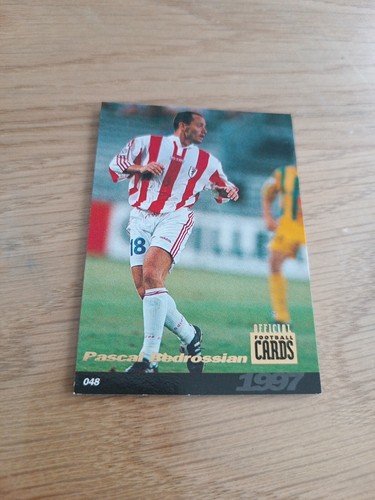 PASCAL BEDROSSIAN PANINI 048 OFFICIAL FOOTBALL CARDS 1997 AS CANNES | eBay