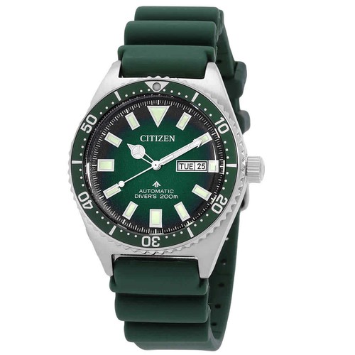 Citizen Promaster Automatic Green Dial Men's Watch NY0121-09X ...