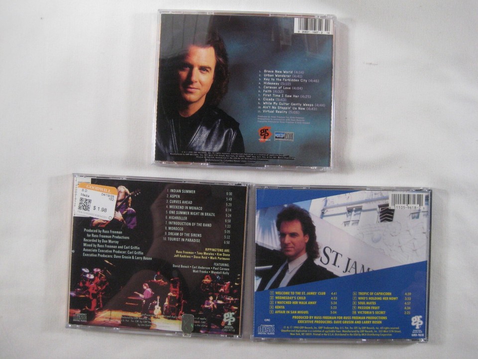 CD Lot 3 Russ Freeman & Rippingtons Brave New World St. James L.A. VG+ ...