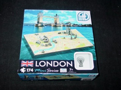 4D PUZZ Cityscape Jigsaw Puzzle - London City Map MINI-SERIES 174 pcs ...