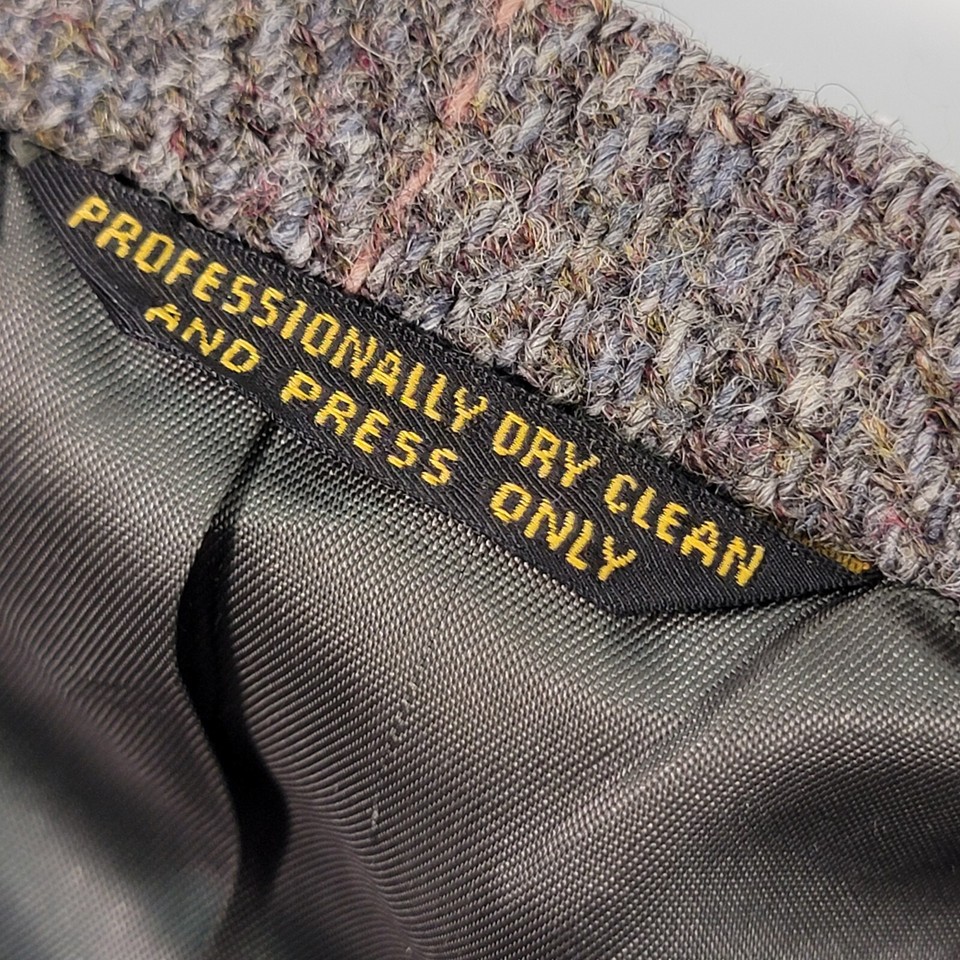 Harris Tweed Handwoven 100% Pure Scottish Wool Tweed Suit Jacket Size ...