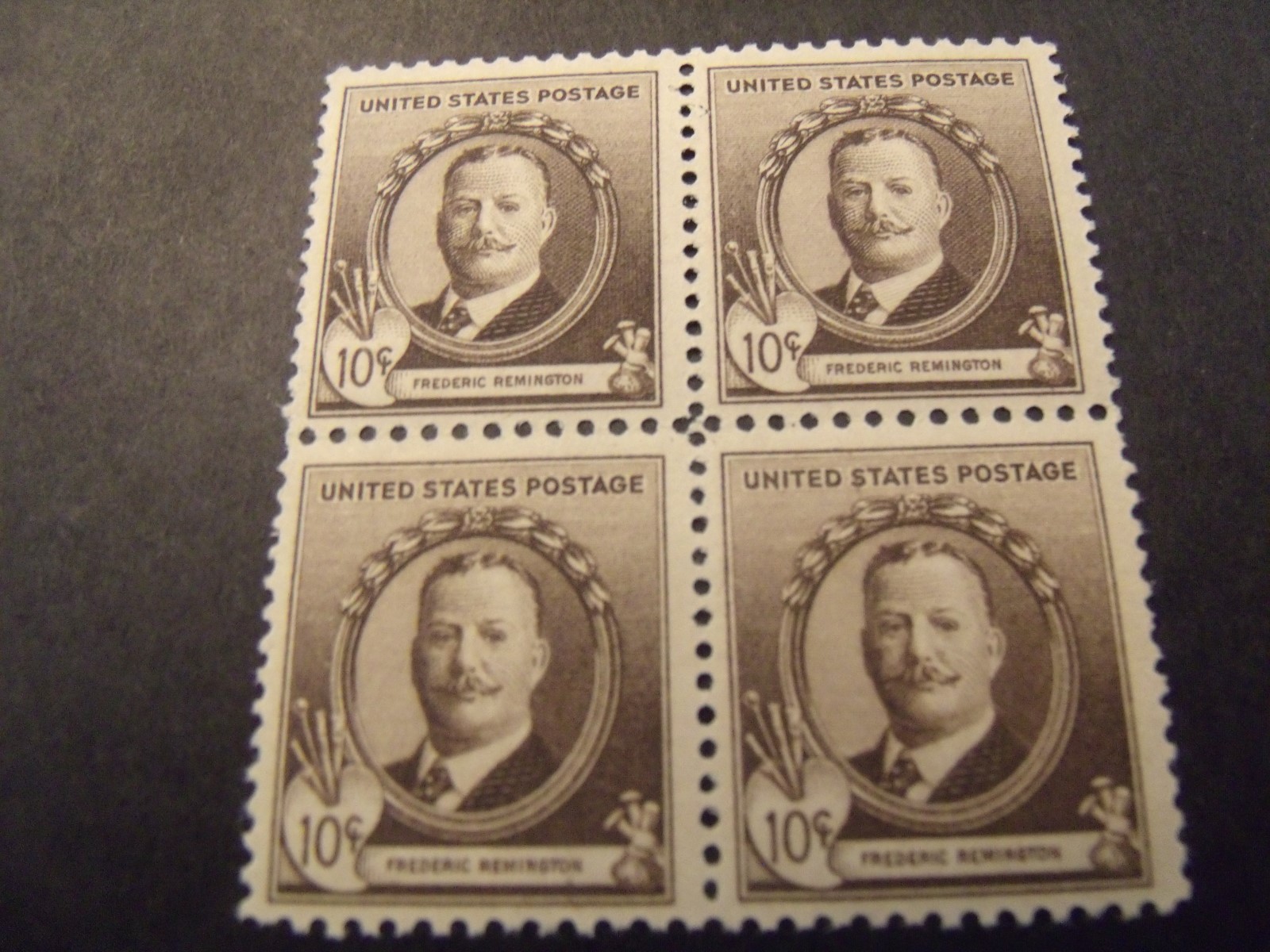 US Postage1940 Frederic Remington Famous American Scott 888 4-10 Cent ...