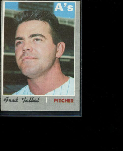1970 Topps Baseball #287 Fred Talbot | eBay
