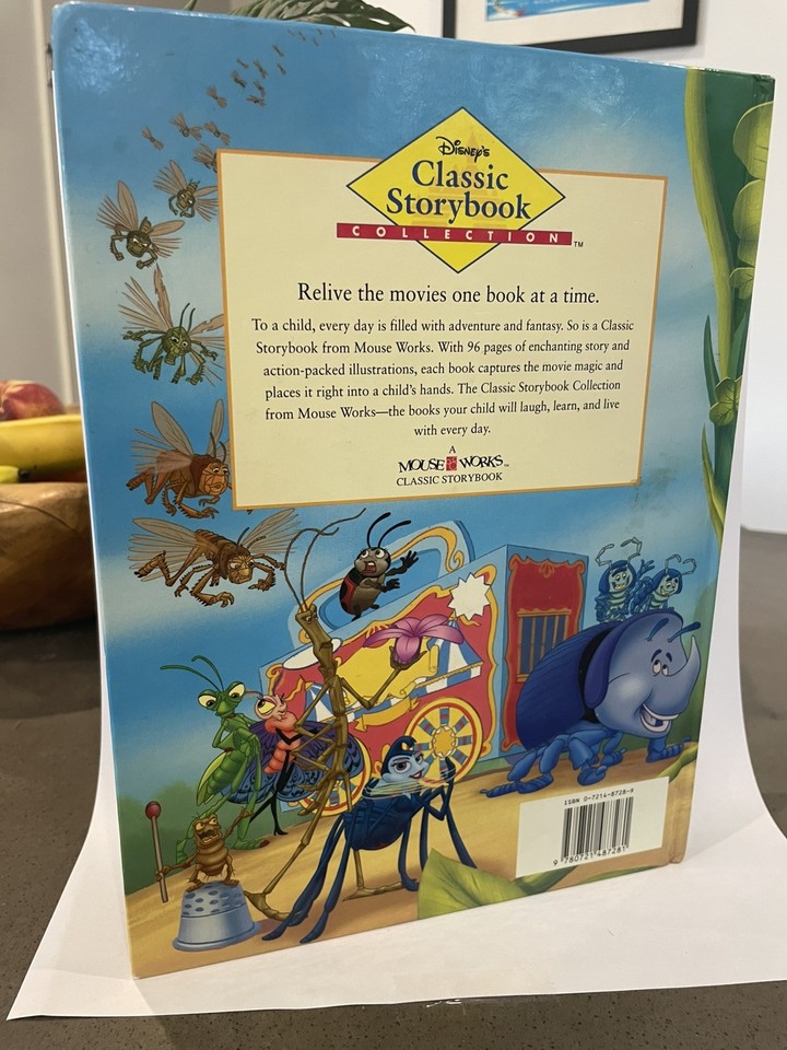 Disney A Bug’s Life Classic Storybook – Pixar Hardcover Children’s Book ...