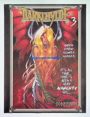 Darkchylde Maximum Press Comics 1996 Trade Print Magazine Ad Poster ...
