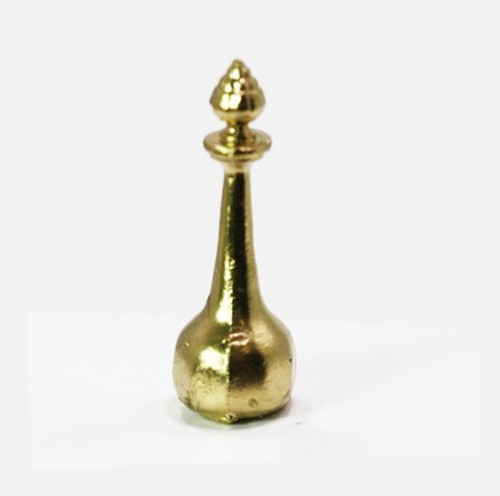 Dollhouse Miniature Gold Metal Potion Bottle | eBay