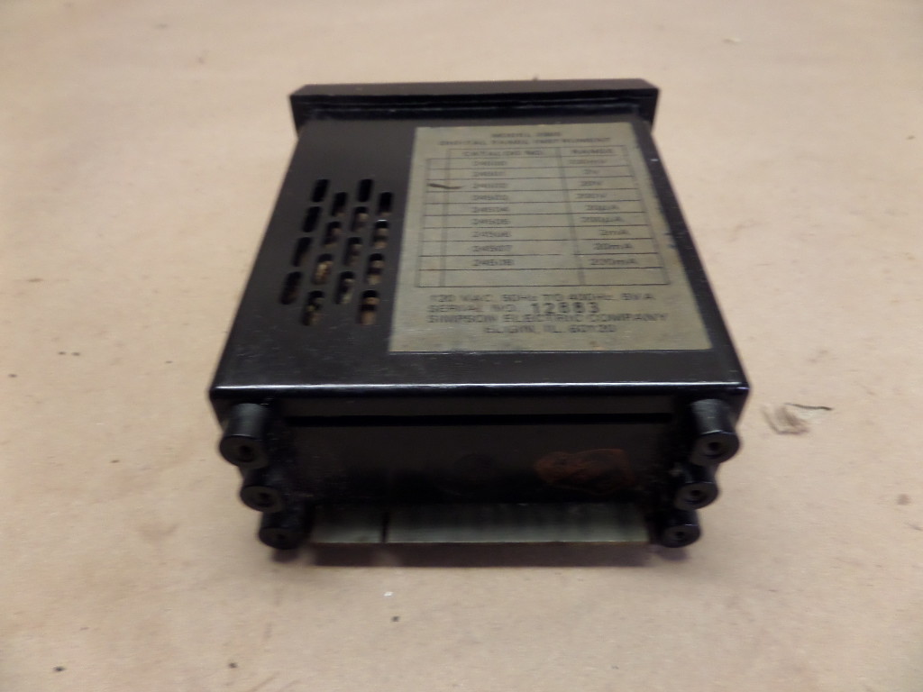 1956 PIPER PA-23-150 APACHE SIMPSON DIGITAL PANEL INSTRUMENT 24502-2865 ...