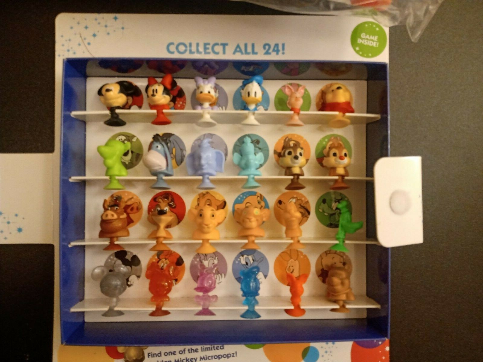 Disney Best Buddies MicroPopz Micro 24 Set + Game Case Binder + Lanyard ...