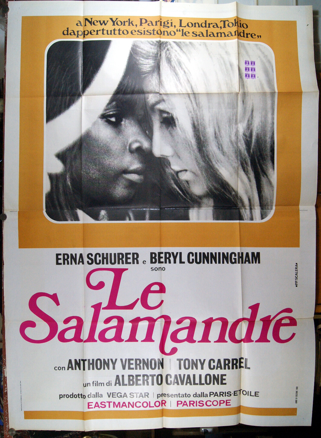 manifesto 4F film LE SALAMANDRE Erna Schurer Beryl Cunningham A ...