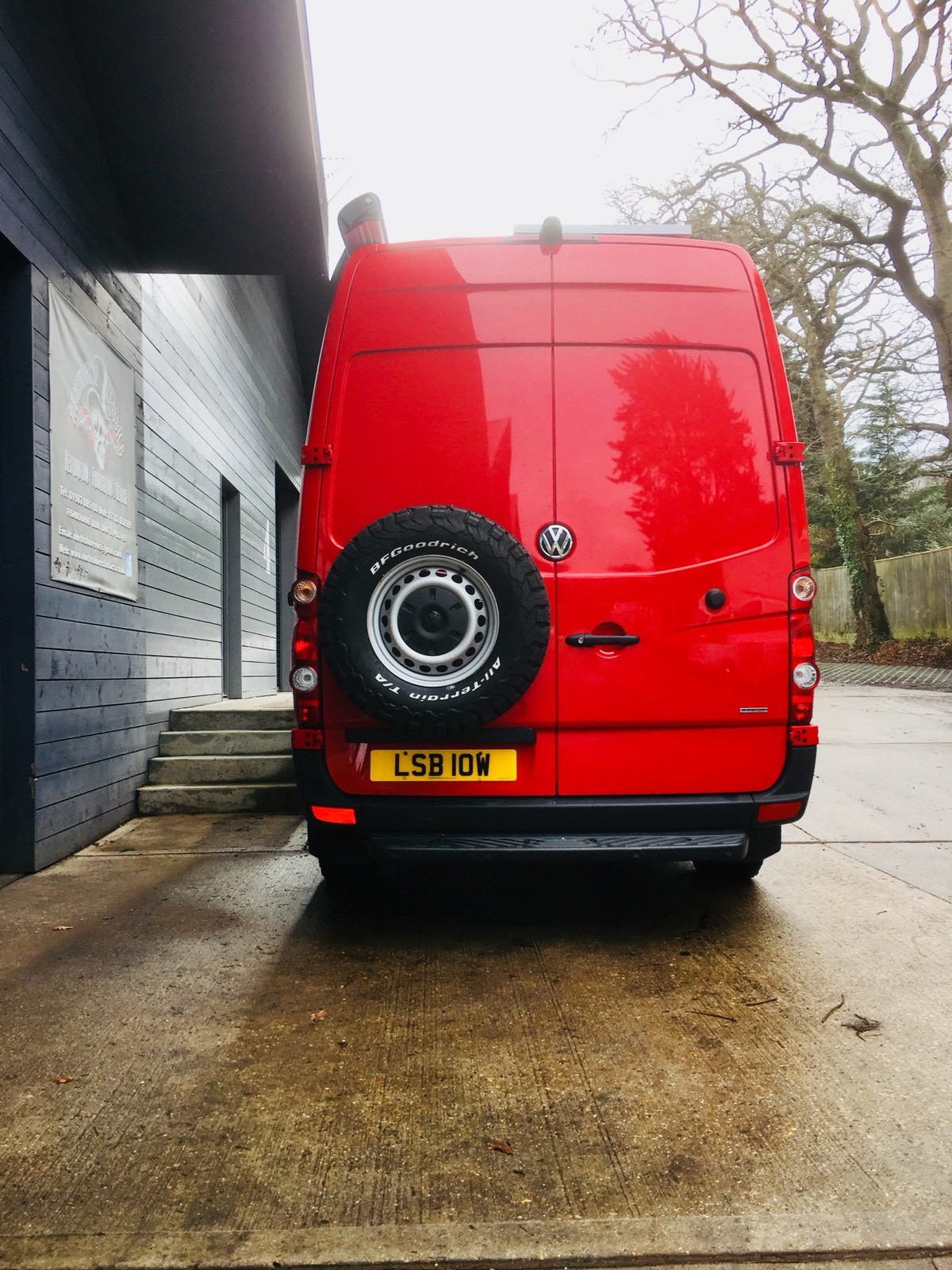 VW Crafter Spare Wheel Carrier Mount 2016 - 2020 Model | eBay UK